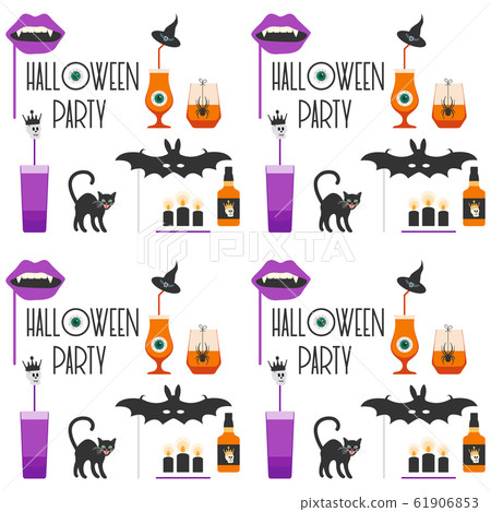 Vector Halloween 2020 Party vampire mask, glass - Stock Illustration ...