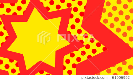 Dynamic PR background Red Yellow - Stock Illustration [61906992] - PIXTA