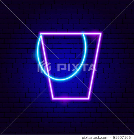 Bucket Neon Sign - Stock Illustration [61907166] - PIXTA