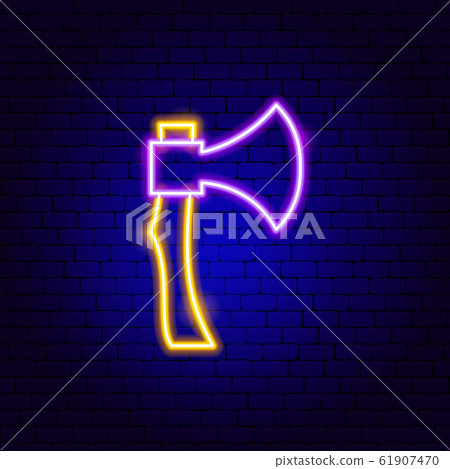 Axe Neon Sign - Stock Illustration [61907470] - PIXTA