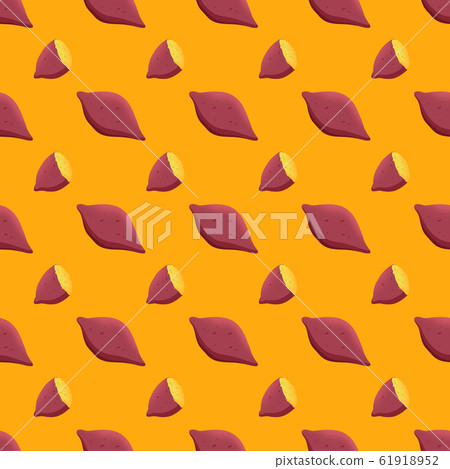 Sweet potato pattern illustration - Stock Illustration [61918952] - PIXTA