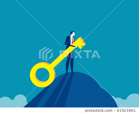 Key to success. Concept business successful vector - Stock Illustration ...