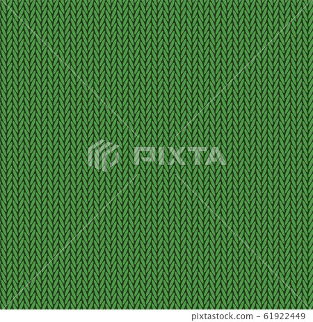 Knit texture green color. Vector seamless pattern - Stock Illustration ...