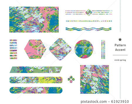 One-point background set "Spring" - Stock Illustration [61923910] - PIXTA
