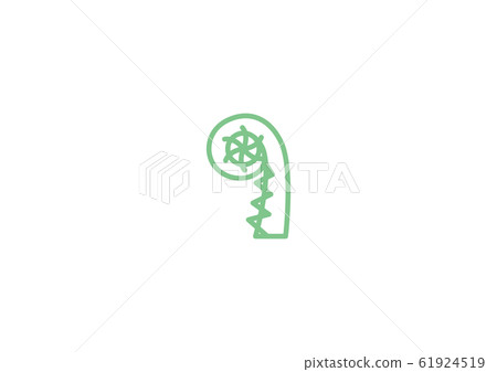 Kogo line drawing - Stock Illustration [61924519] - PIXTA