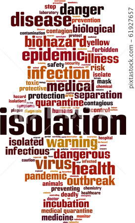 Isolation word cloud-插圖素材 [61927657] - PIXTA圖庫