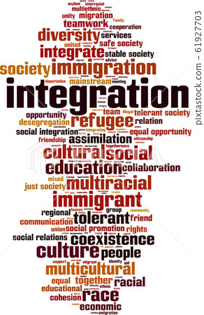 Integration word cloud - Stock Illustration [61927703] - PIXTA