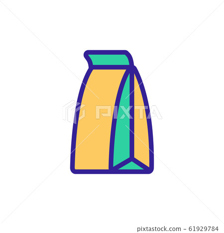 paper pack icon vector. Isolated contour symbol... - Stock Illustration ...