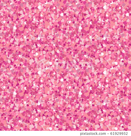 Glitter seamless pattern. Pink hearts. Seventh... - Stock Illustration ...