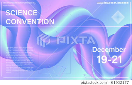 Conference. Fluid flow. Cover design.Vector. - Stock Illustration ...