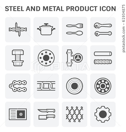 steel production icon - Stock Illustration [61934875] - PIXTA