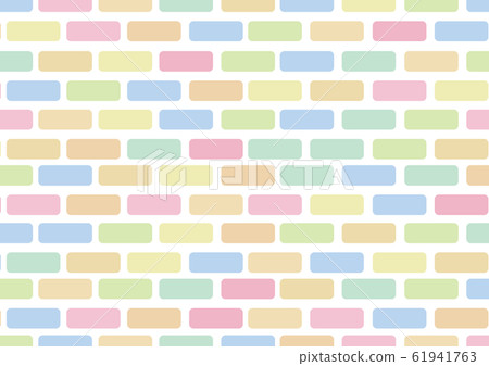 Cute brick background - Stock Illustration [61941763] - PIXTA