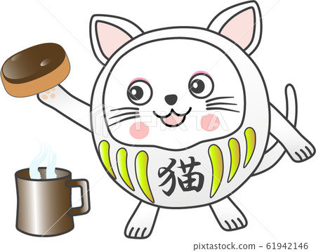 Dharma-shaped cat: 008 - Stock Illustration [61942146] - PIXTA