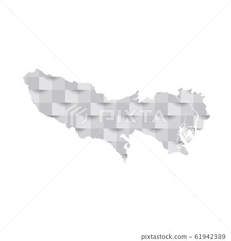 Tokyo Japan map icon - Stock Illustration [61942389] - PIXTA