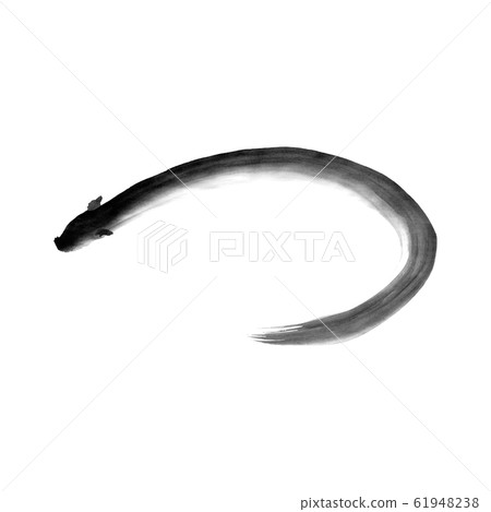 Unagi (hand-drawn illustration of ink) - Stock Illustration [61948238 ...