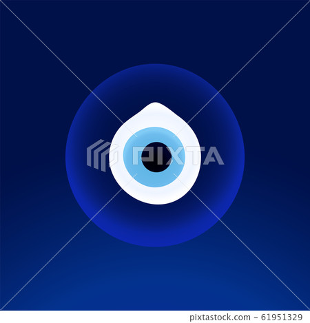 Evil eye protection sign. Protect symbol from... - Stock Illustration ...