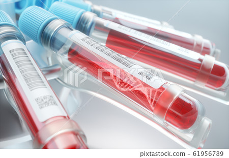Blood Cells DNA Science And Technology Research - Stock Illustration ...