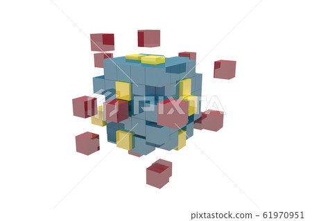 Illustration showing decomposition and... - Stock Illustration ...