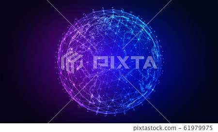 Earth Globe. Background with Light Effect.... - Stock Illustration ...