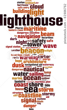 Lighthouse word cloud - Stock Illustration [61986782] - PIXTA