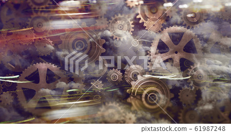 Gear cog background - Stock Illustration [61987248] - PIXTA