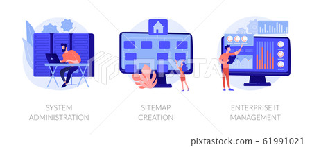 Web administration vector concept metaphors - Stock Illustration ...