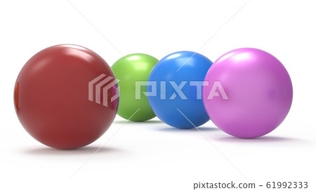 Color ball text space background 16: 9 CG white... - Stock Illustration ...