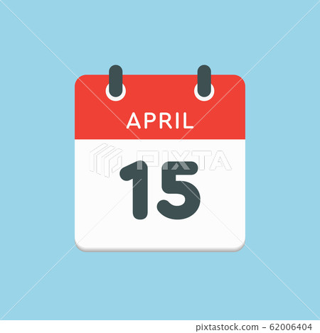 Calendar day 15 April, days of the year - Stock Illustration [62006404 ...