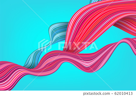 Abstract liquid flow design bright color motion - Stock Illustration ...
