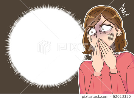 Female shock shock stress - Stock Illustration [62013330] - PIXTA