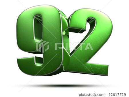 Number 92 3d - Stock Illustration [62017719] - PIXTA