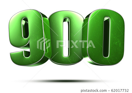 Number 900 3d. - Stock Illustration [62017732] - PIXTA