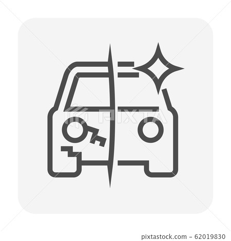 used car icon - Stock Illustration [62019830] - PIXTA