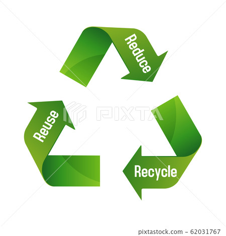 3R (recycle, reuse, reduce) / recycle / ecology... - Stock Illustration ...