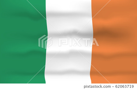 Ireland Flag Icon and Logo. World National - Stock Illustration ...