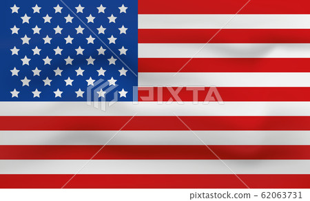 United States of America Flag Icon and Logo. World - Stock Illustration ...