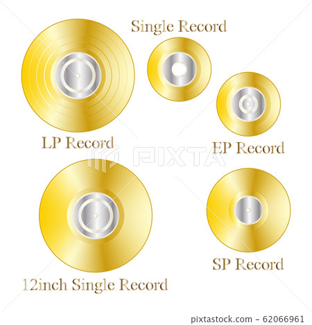 Type of music record illustration vector - Stock Illustration [62066961 ...
