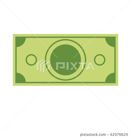 Single dollar icon. Flat and sollid color style... - Stock Illustration ...