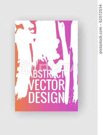 Abstract poster templates. Colorful threads - Stock Illustration ...