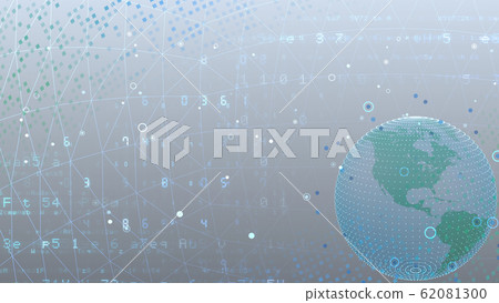 Earth universe world world digital network - Stock Illustration ...