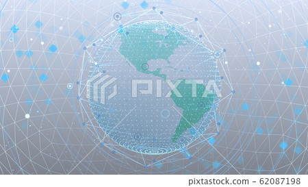 Earth universe world world digital network - Stock Illustration ...