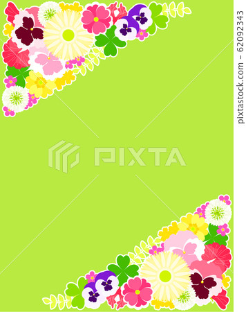 Spring flowers illustration background - Stock Illustration [62092343 ...