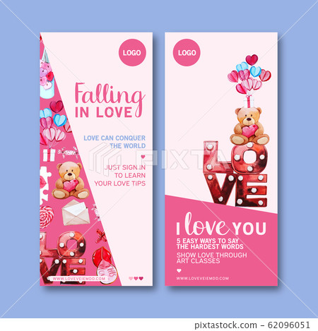 Love flyer design with love light, letter, paper - Stock Illustration ...