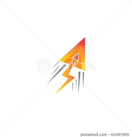 THUNDER LOGO VECTOR ILUSTRATION DESIGNS - Stock Illustration [62097909 ...