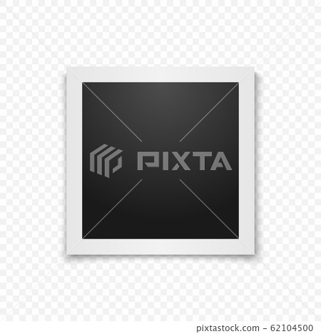 Realistic vector photo frame. - Stock Illustration [62104500] - PIXTA
