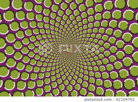 Anomalous rotation motion illusion - Stock Illustration [62104702] - PIXTA