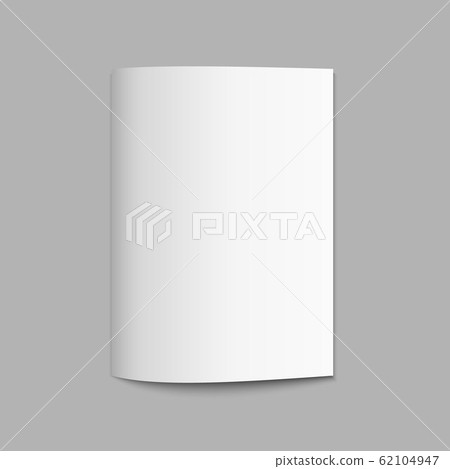 Realistic Blank white magazine-插圖素材 [62104947] - PIXTA圖庫