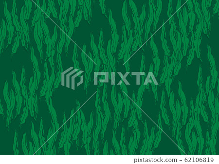 Kelp watercolor painting pattern - Stock Illustration [62106819] - PIXTA