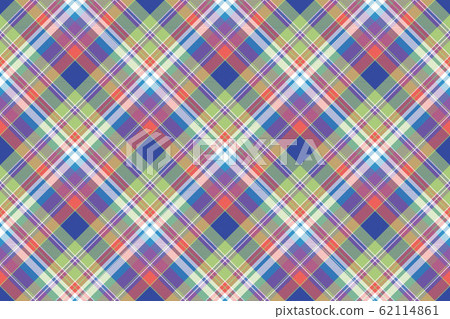 Madras color check plaid seamless pattern - Stock Illustration ...