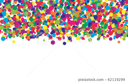 Falling color dots. Fun background. Vector. - Stock Illustration ...
